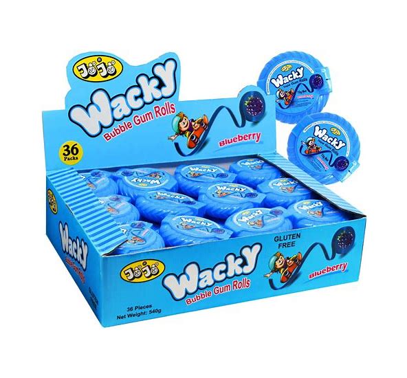 Wacky Bubblegum Tape - Blueberry – Memory Lane Lolly Co